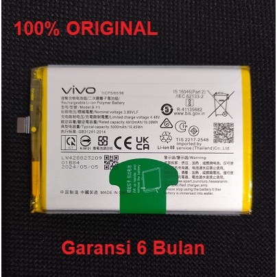 Jual Baterai Battery Vivo Y35 5G Y02T B-Y1 Original 100% | Shopee Indonesia