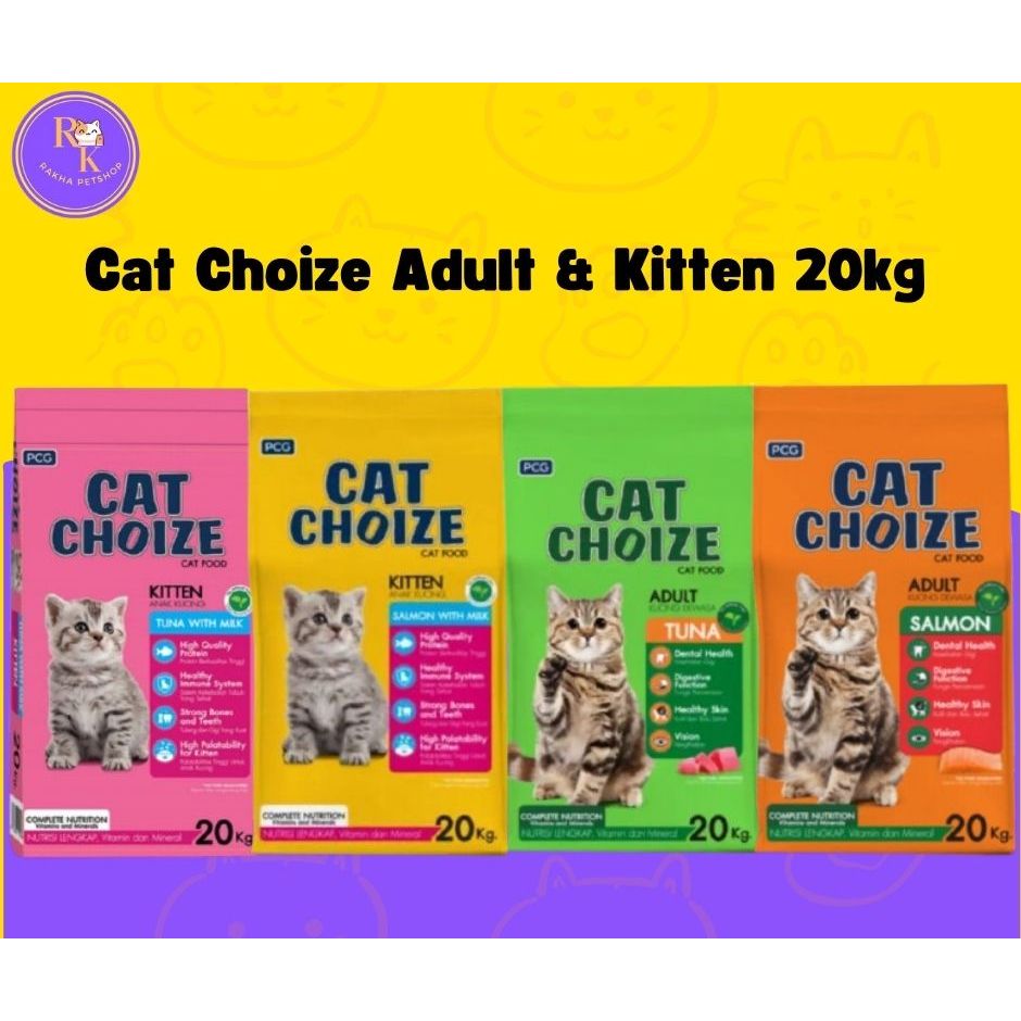 Jual Cat Choize Adult & Kitten 20kg Makanan Kucing Kering Cat Food Rasa ...