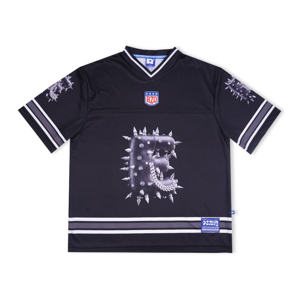 Jual RZQ / E / ALPHABET SERIES / Jersey / Oversize / Streetwear / Retro ...
