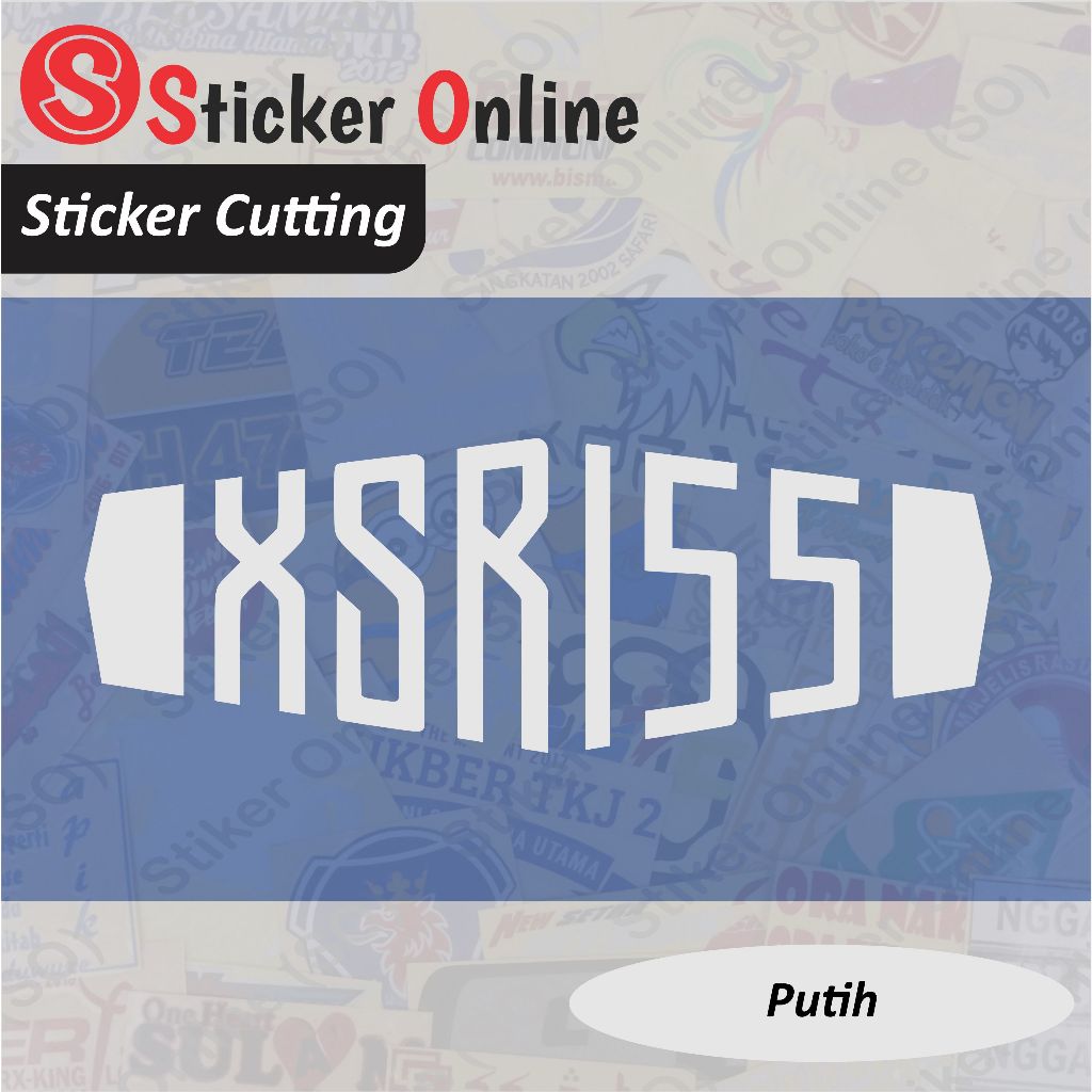 Jual Stiker Logo XSR 155 | Sticker Cutting Logo XSR 155 Yamaha Motor | Shopee Indonesia