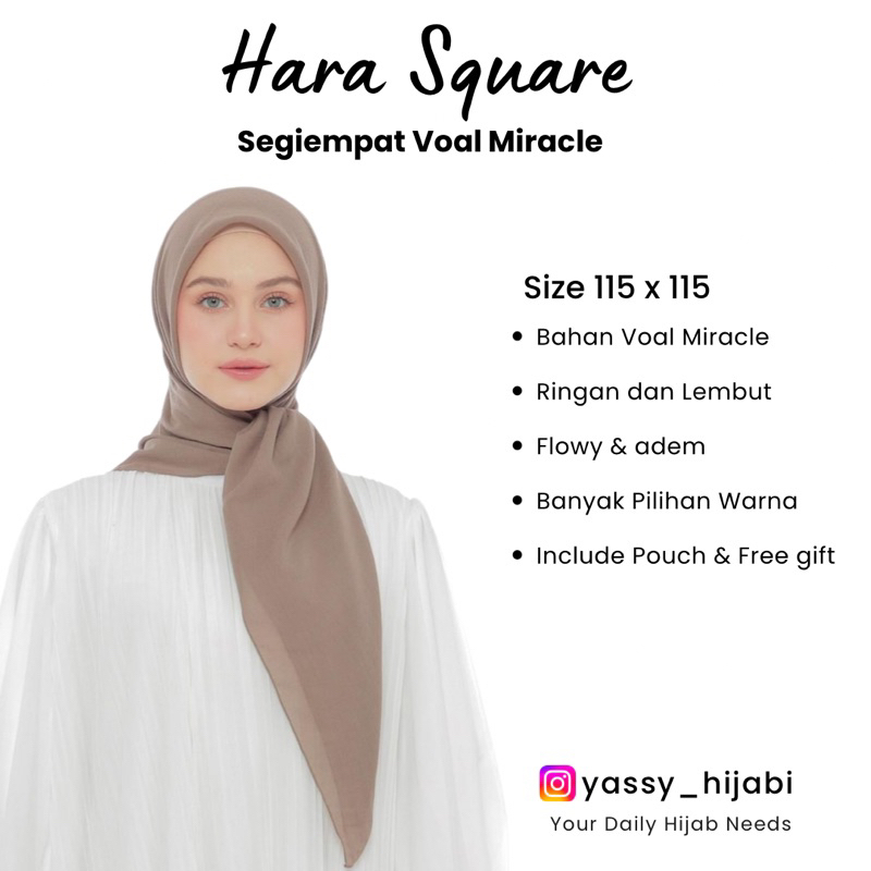 Jual Hara Square ( Voal Miracle ) | Shopee Indonesia