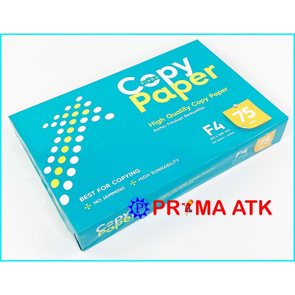 Jual Kertas HVS Copy Paper Folio / F4 75 Gsm isi 500 lembar / 1 Rim HVS ... Jual Kertas HVS Copy Paper Folio / F4 75 Gsm isi 500 lembar / 1 Rim HVS ...