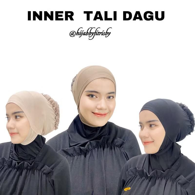 Jual CIPUT TURKI SANGGUL BERDAGU / INNER HIJAB CEPOL BERSAMA TALI DAGU ...