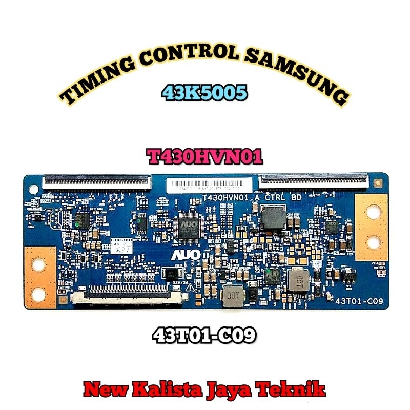 Jual TCON TV SAMSUNG 43K5005 ORIGINAL T430HVN01 TCON 43K5005 TIKON TV UA43K5005 TICON UA ...