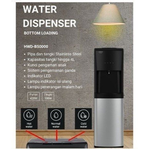 Jual HITACHI HWDB5000 Dispenser Galon Bawah Water Dispenser | Shopee ...