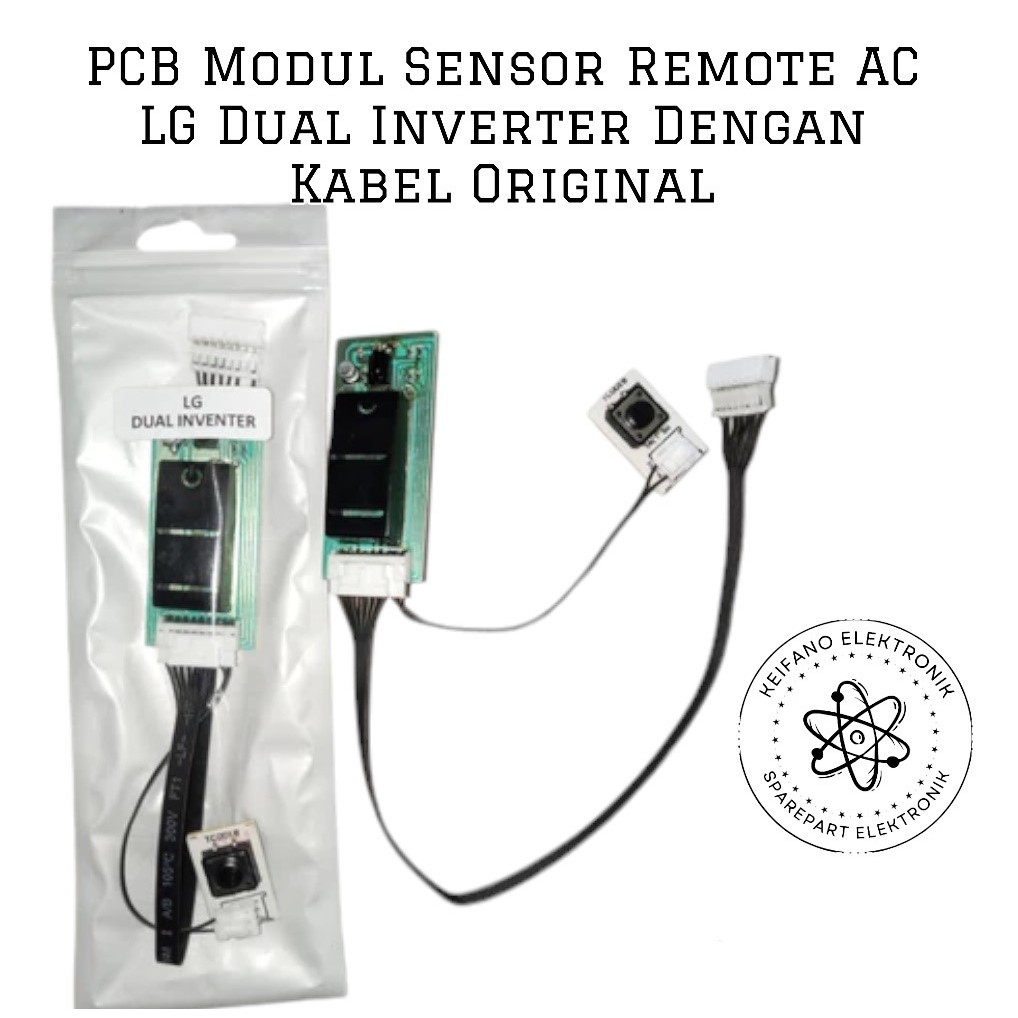 Jual PCB Modul Sensor Remote AC LG Dual Inverter Dengan Kabel Original ...