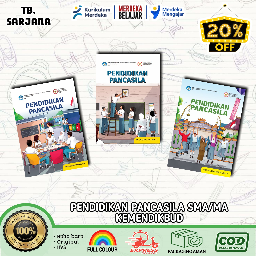 Jual BUKU SISWA PENDIDIKAN PANCASILA KELAS 10,11,12 SMA/MA KURIKULUM MERDEKA - KEMENDIKBUD ...