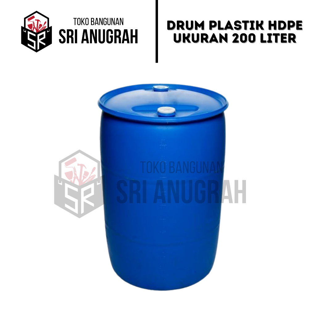 Jual Drum Plastik HDPE Ukuran 200 liter | Shopee Indonesia