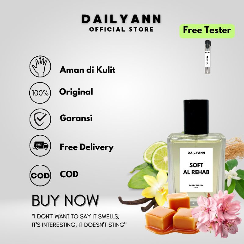Jual Parfum SOFT AL REHAB Parfum Pria Wanita Unisex Tahan Lama By ...