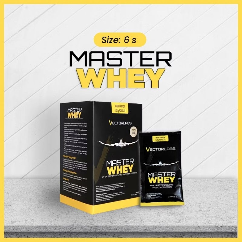 Jual VECTORLABS Master Whey Box 6 Sachet (Rasa Chat Admin) - Whey ...