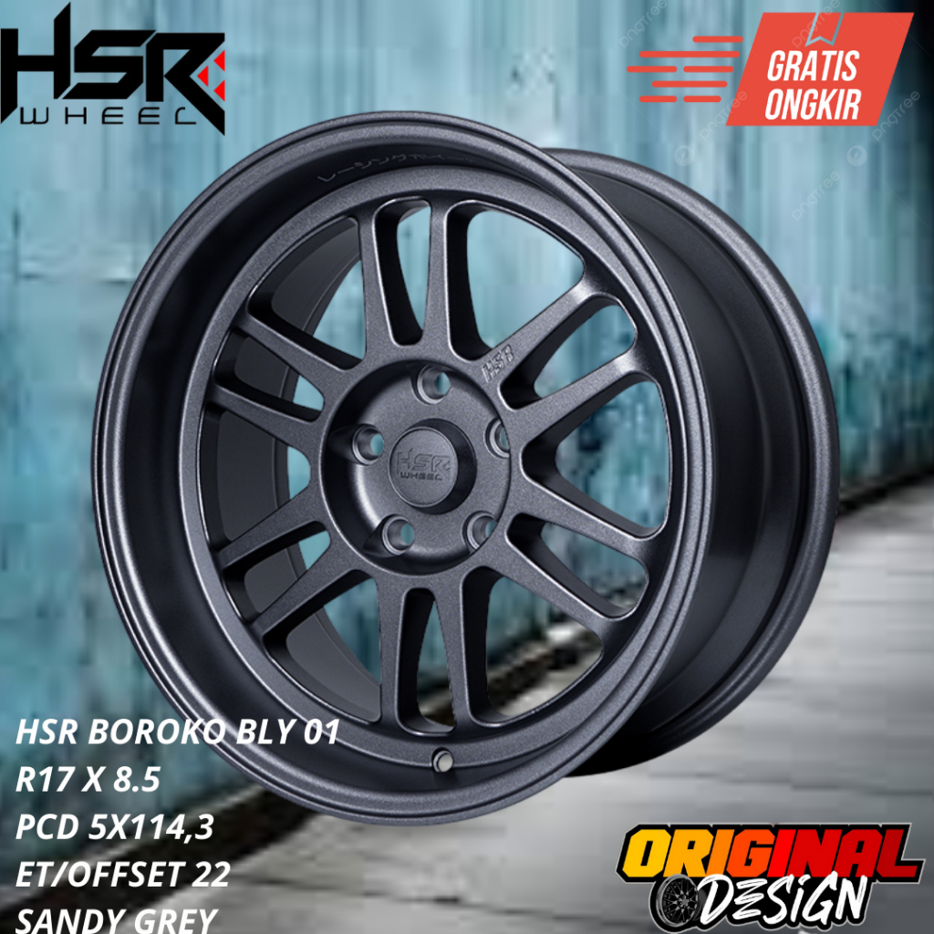 Jual Velg mobil innova , rush , terios , xpander ring 17 PELEK HSR R17 ...
