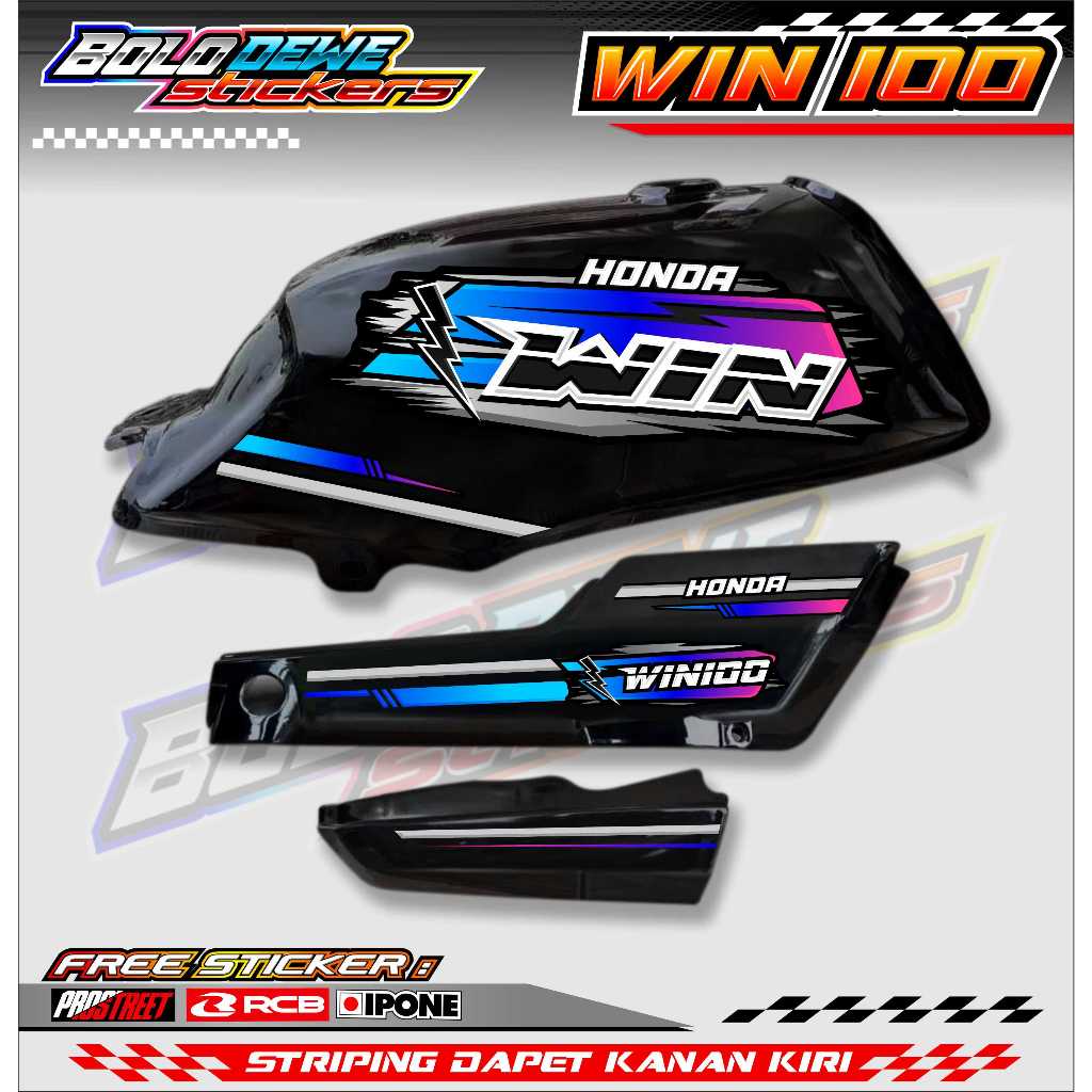 Jual STRIPING VARIASI HONDA WIN 100 / STICKER LIST VARIASI MOTOR HONDA ...
