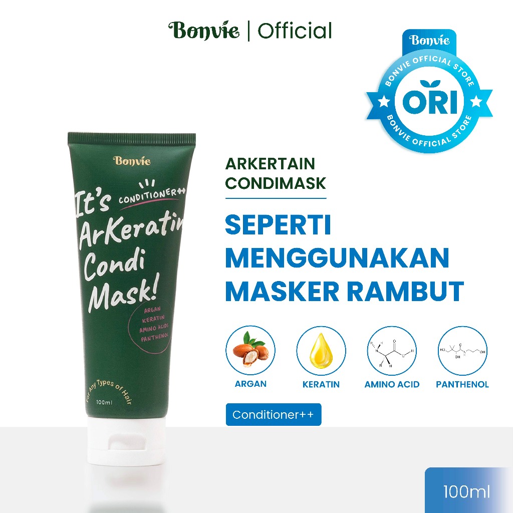 Jual Bonvie Arkeratin CondiMask (with Amino Acids + Panthenol) | Shopee ...
