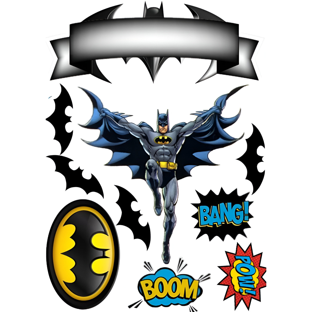 Jual TOPPER CAKE - BATMAN cake topper toper birthday set topper cake ...