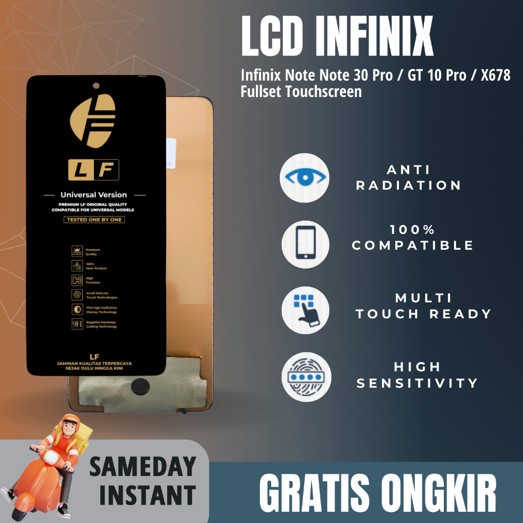 Jual LF - (GARANSI LEM) LCD Infinix Note 30 Pro / GT 10 Pro / X678 ...