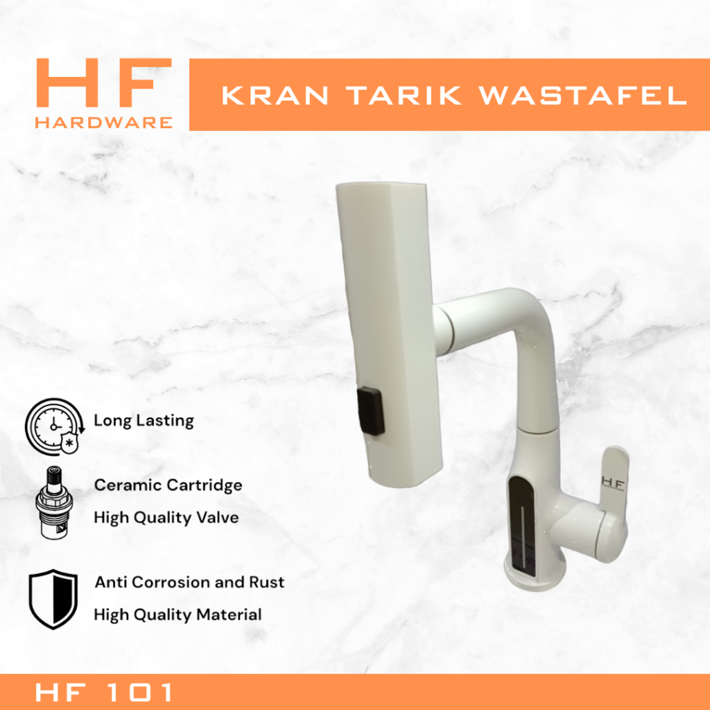 Jual HF HARDWARE Kran Tarik Digital Panas Dingin Wastafel Putar Kamar ...