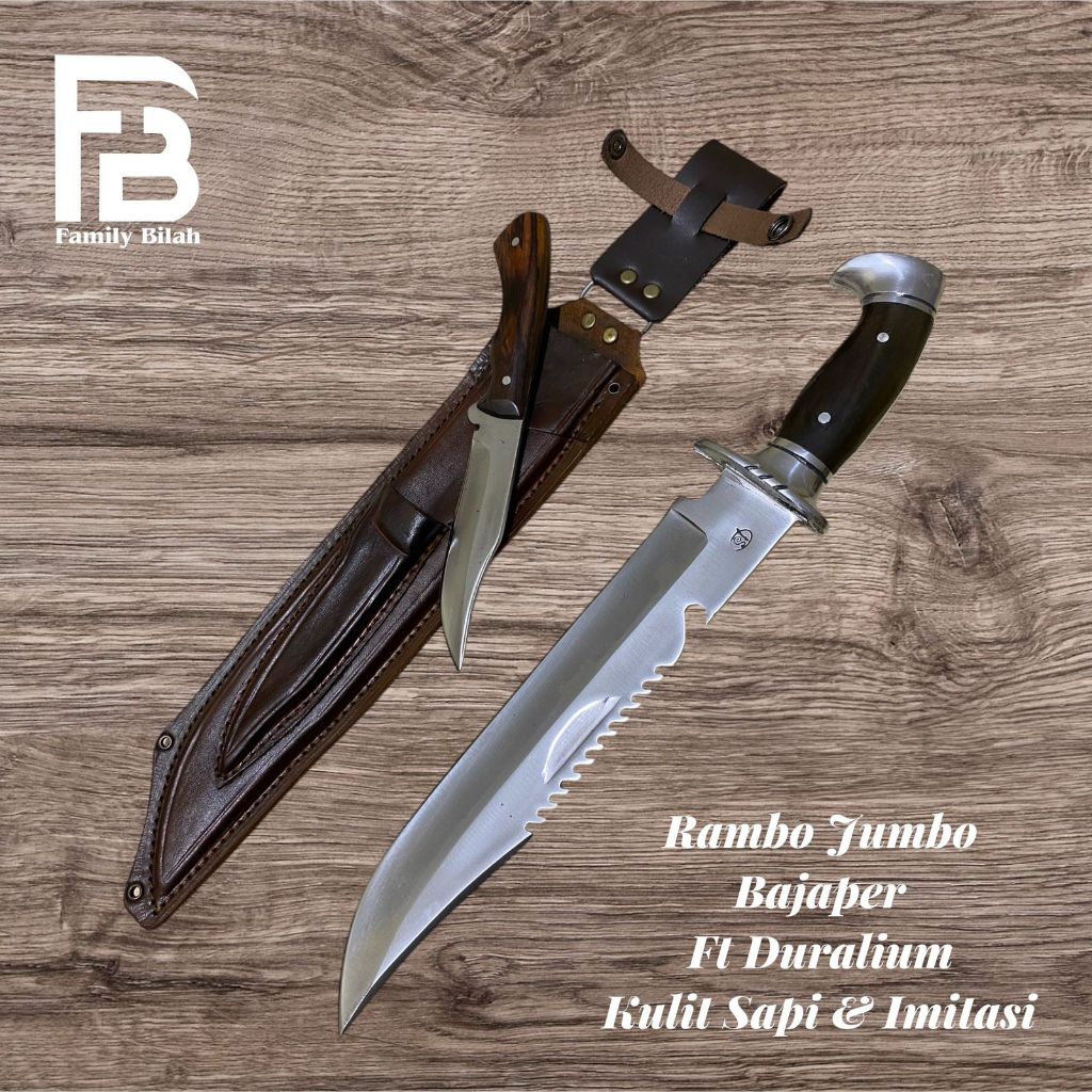 Jual PISAU SANGKUR RAMBO BESAR BAJAPER 27cm | Shopee Indonesia
