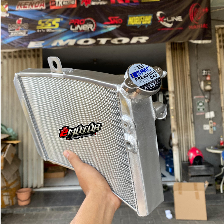 Jual RADIATOR ALMU SPAC CURVE BIG VOLUME NINJA SS R ORIGINAL THAILAND ...