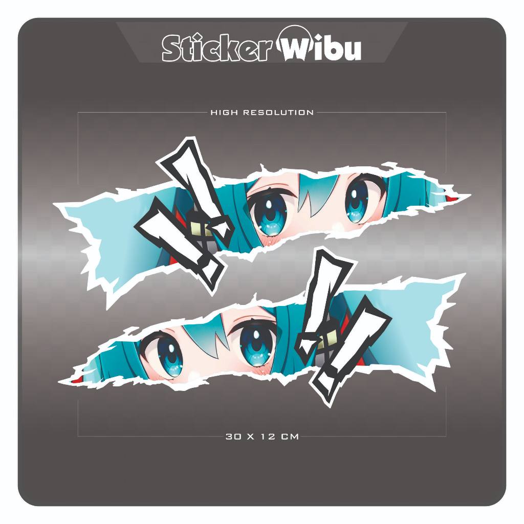 Jual STICKER PRINTCUT MATA ANIME / MOTOR / MOTIF 3 / STIKER / SEMUA ...