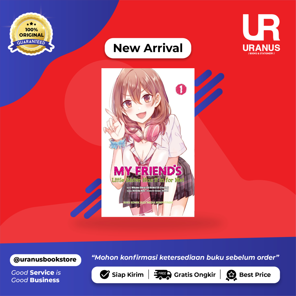 Jual MY FRIEND'S LITTLE SISTER HAS IT IN FOR ME! 1 - ELEX - 100% ORI - TOKO BUKU URANUS NGAGEL ...