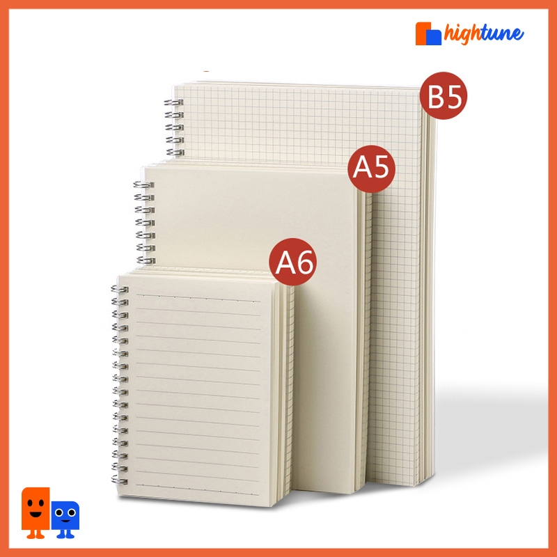Jual Hightune Spiral Notebook / Buku Spiral A5/B5 60 halaman Cover PP ...