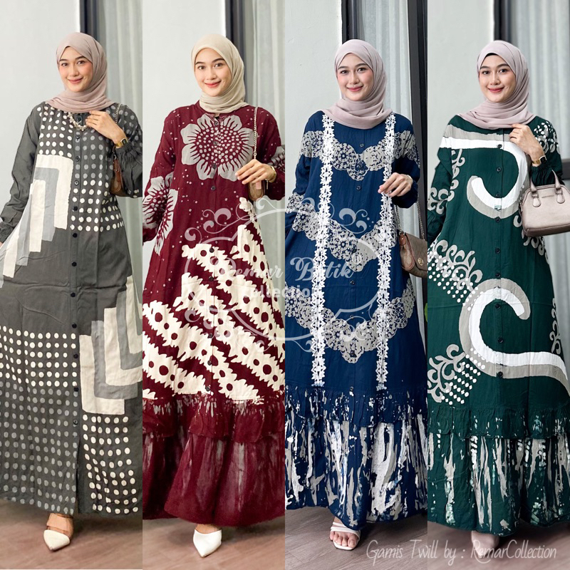 Jual Remar Collection - Gamis Twill Berkualitas Model Tali Samping ...