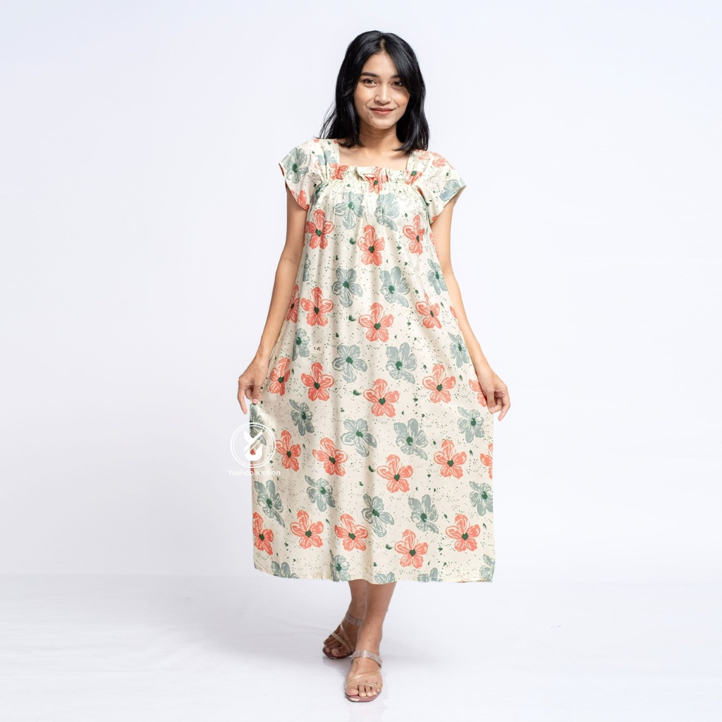 Jual Daster Kekinian Fuji Nadine Alona Daster Santai Rayon Lembut ...