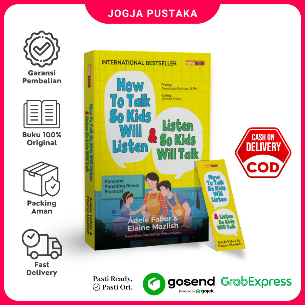 Jual Buku How To Talk So Kids Will Listen & Listen So Kids Will Talk ...