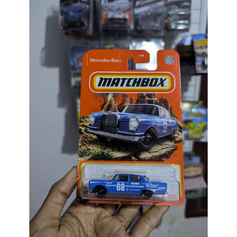 Jual Matchbox Mercedes Benz 220 SE Biru | Shopee Indonesia