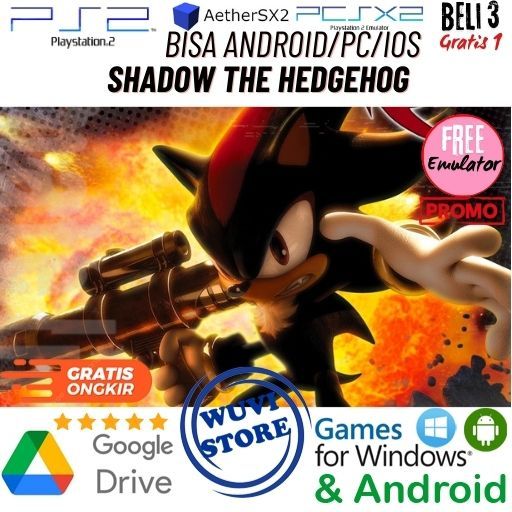Jual PS 2 Shadow The Hedgehog | Bisa di PC / Android / IOS Plus ...