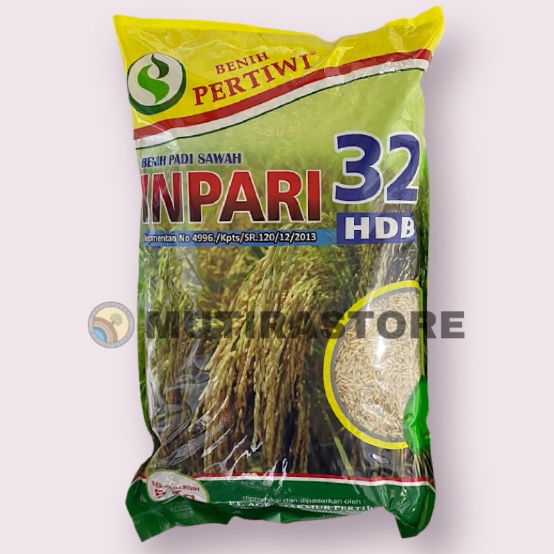 Jual benih padi sawah unggul INPARI 32 HDB isi 5 kg benih pertiwi | Shopee Indonesia