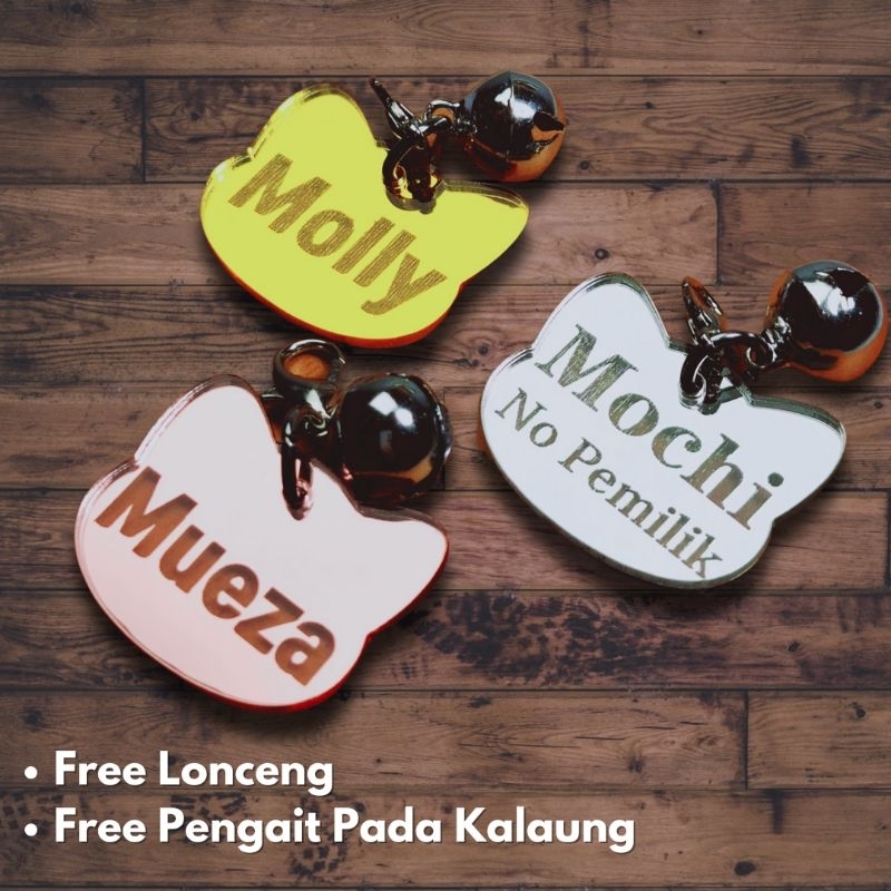 Jual LIONTIN ONLY CUSTOM NAMA/LIONTIN FREE CUSTOM NAMA MOTIF KEPALA ...