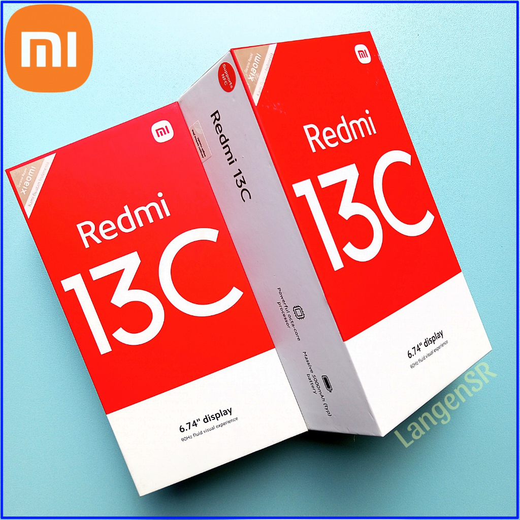 Jual Dus Box Redmi 13C Lengkap Beserta Buku Panduan Dan Sim Tray ...