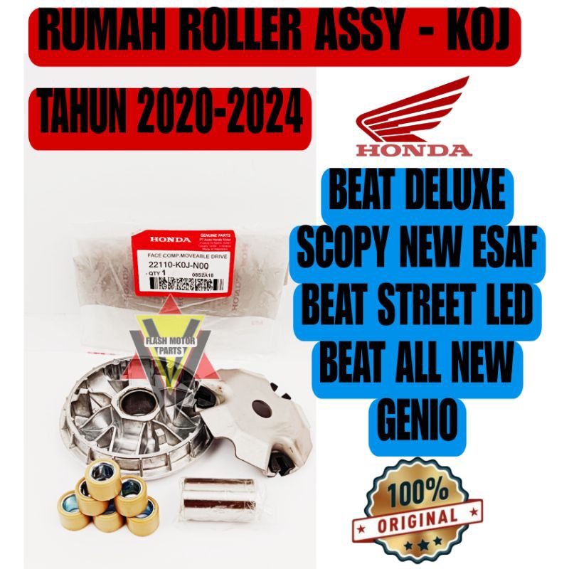 Jual RUMAH ROLLER SET ASSY KOJ, BEAT ALL NEW, SCOPY ALL NEW, BEAT DELUXE, BEAT STREET LED NEW ...