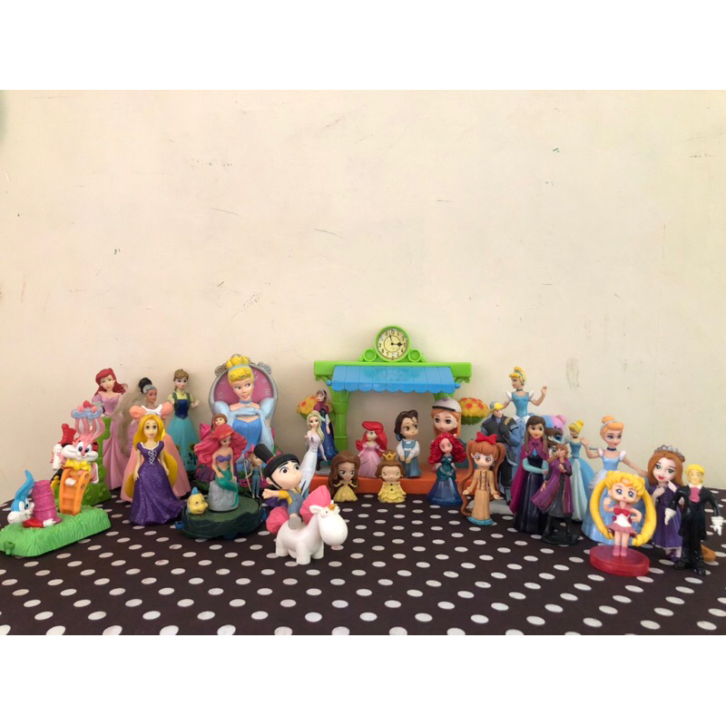 Jual princess disney dan figur anak wanita mcd happy meal kfc vintage ...