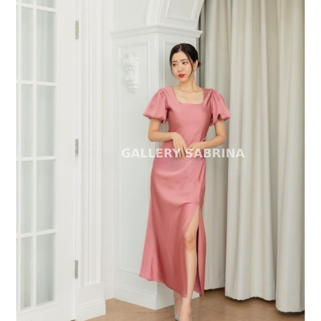 Jual COD dress velicia - dress pesta - dress kondangan - dress natal ...