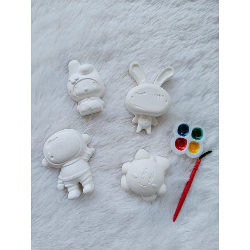 Jual Ukuran besar Sedang Kecil Mainan Edukatif Anak Patung Gypsum Lukis ...
