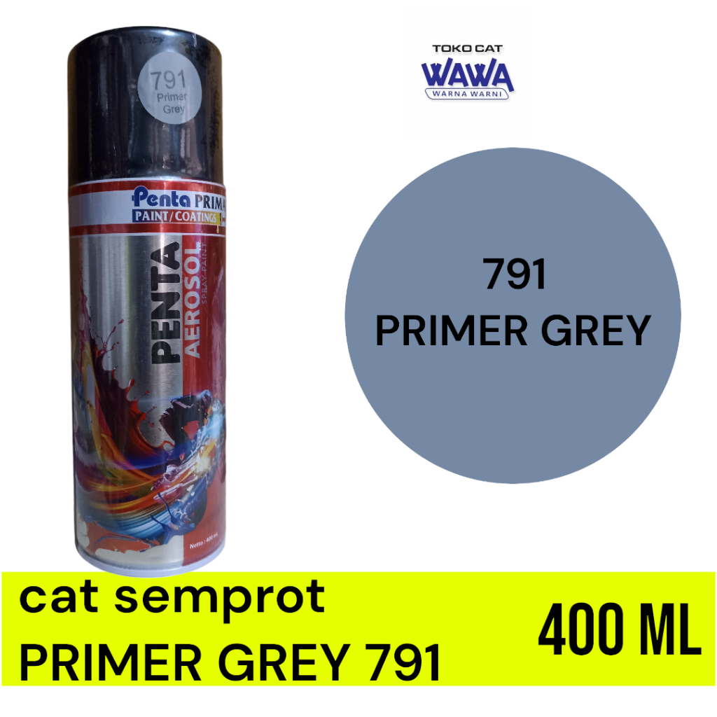 Jual cat semprot penta aerosol super gloss primer grey epoxi cat dasar ...