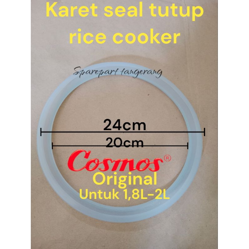 Jual karet seal tutup rice cooker cosmos 1,8L-2L | Shopee Indonesia