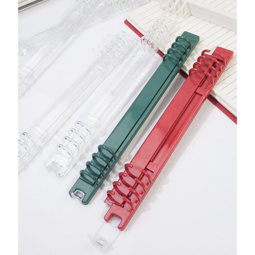 Jual Binding Ring Plastik / Push-Pull Out Clip 8 Ring / Holes - A5 & B5 ...