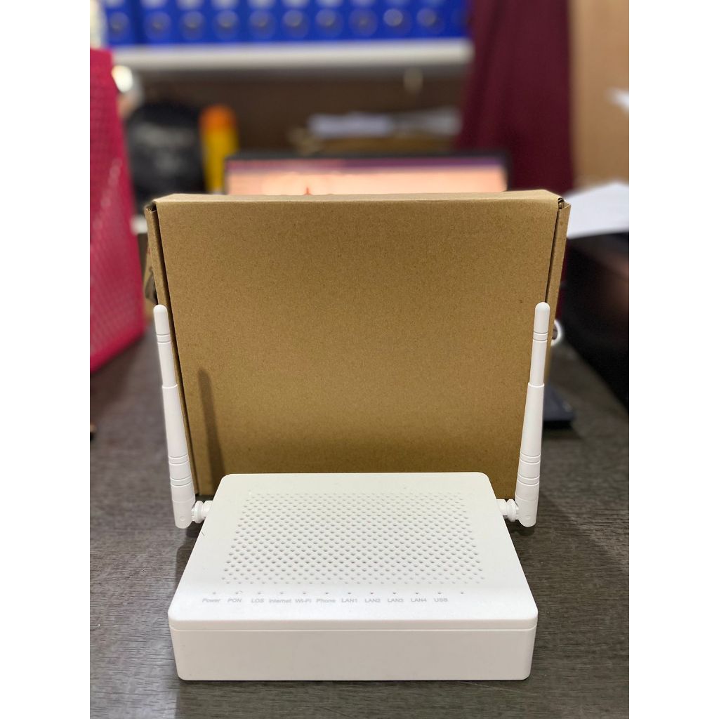 Jual ZTE F663NV3a XPON ONT Modem FTTH Wireless N ROuter | Shopee Indonesia