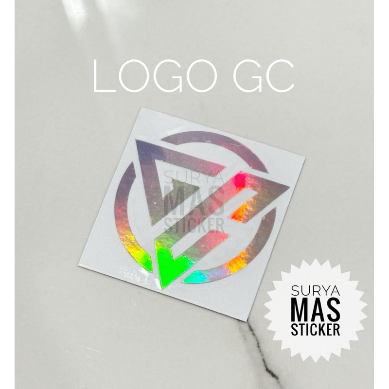 Jual stiker logo gc hologram viral motor | Shopee Indonesia