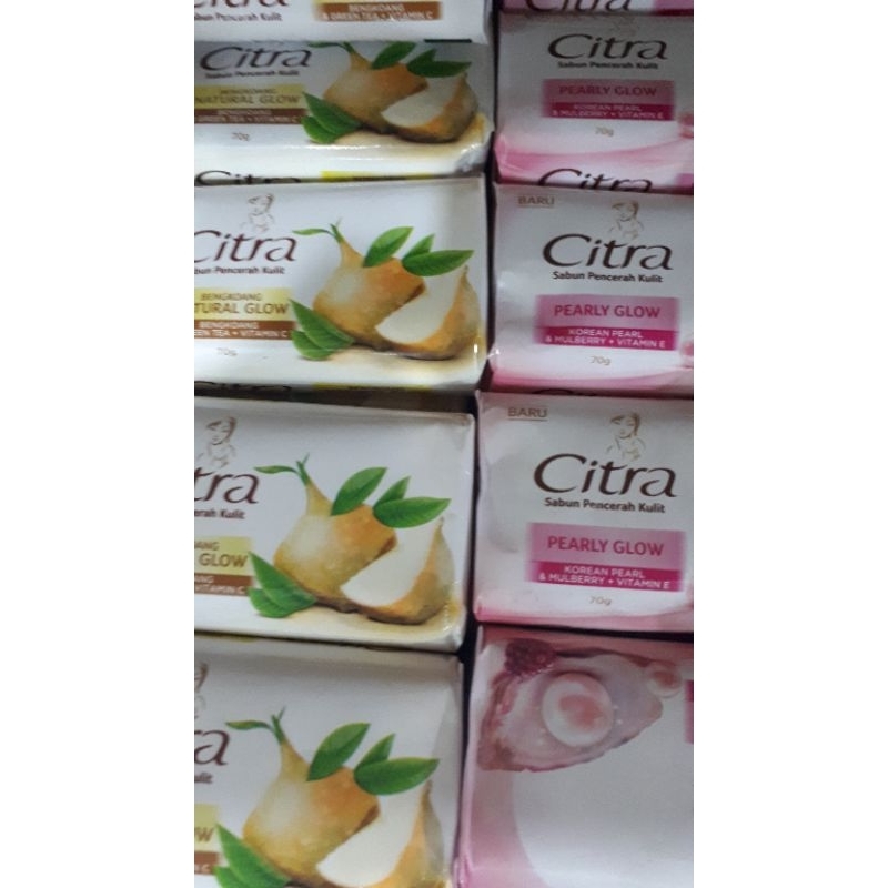 Jual Citra Sabun mandi Bengkoang dan Pearly glow 70 g WARNA RANDOM Y ...