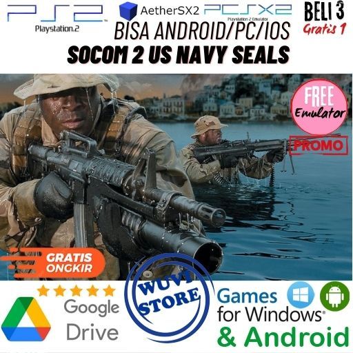 Jual PS 2 SOCOM 2 US Navy SEALs | Bisa di PC / Android / IOS Plus ...