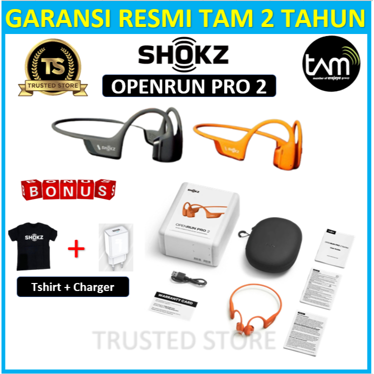 Jual Shokz Openrun Pro 2 Bone Conduction Open Run Pro2 | Shopee Indonesia