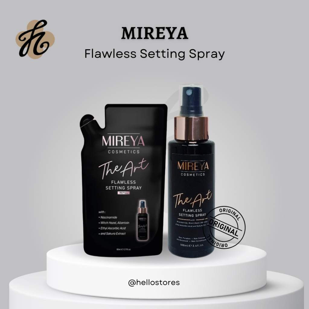 Jual Mireya The Art Flawless Setting Spray I Refill Mireya Setting ...