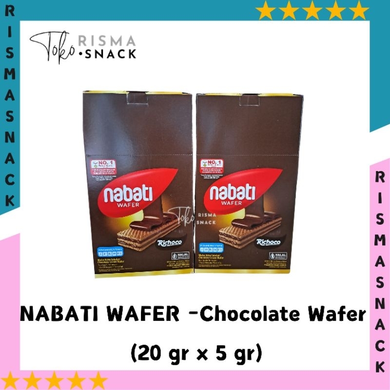 Jual Richeese Nabati Wafer all variant kemasan (20pcs x 6gr) | Shopee ...