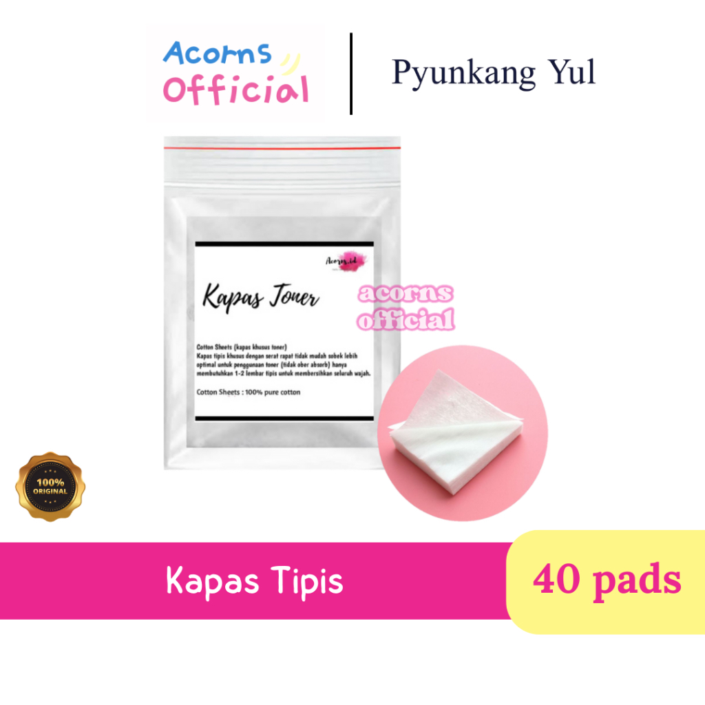 Jual Kapas Toner Makeup mini 5x6cm - Kapas Travel Size 5x6cm Kapas Mini ...