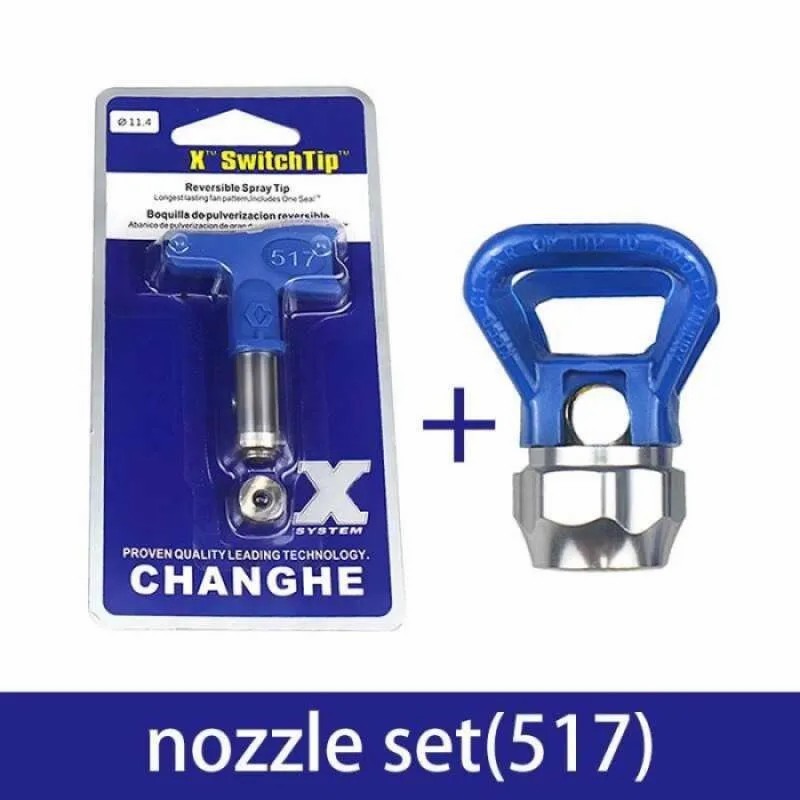 Jual Switch Tip Airless Spray Tip Nozzle Set Airbrush Paint 517 - XS517 ...
