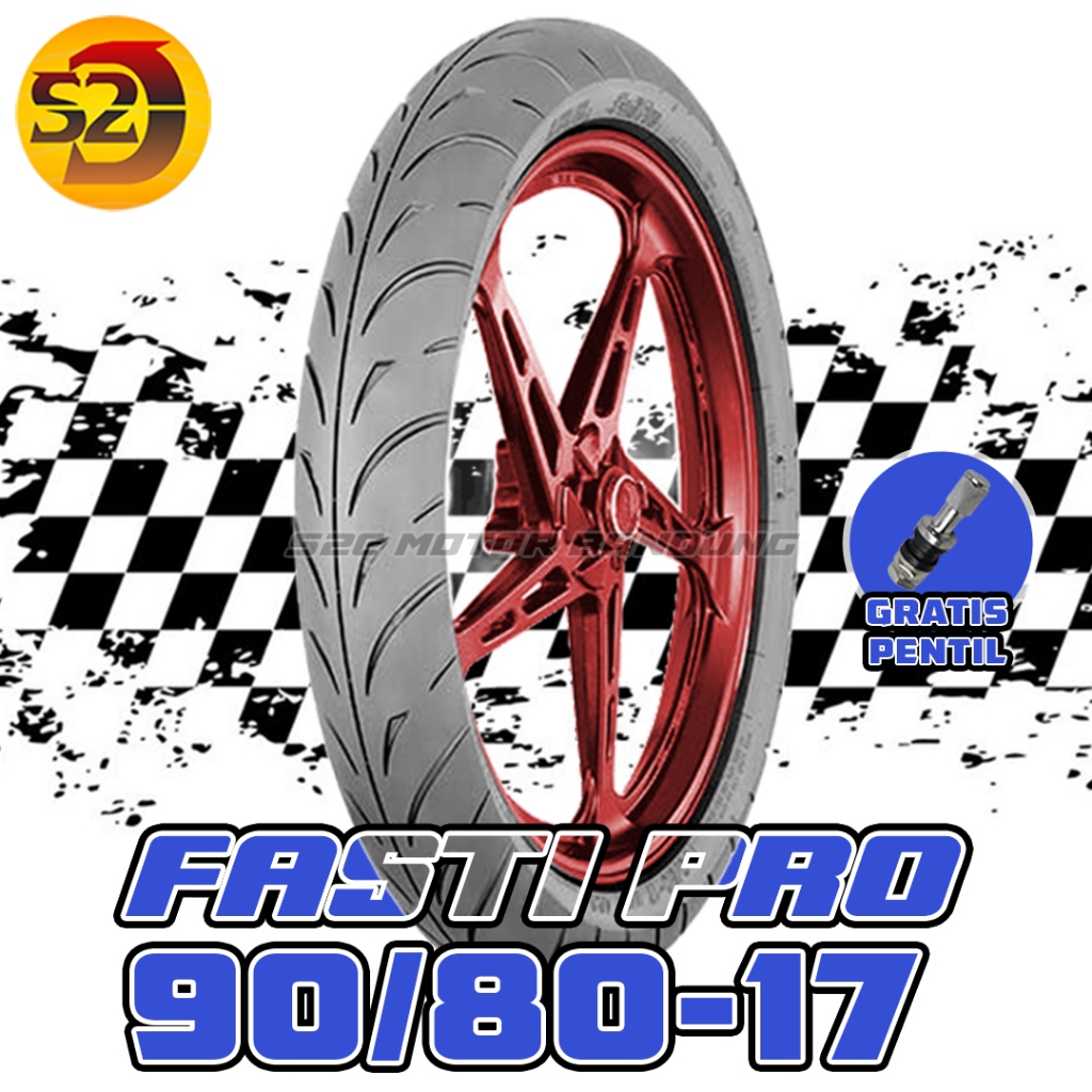 Jual BAN LUAR BALAP KOMPETISI IRC FASTI PRO 90/80-17 90 80 - 17 ...